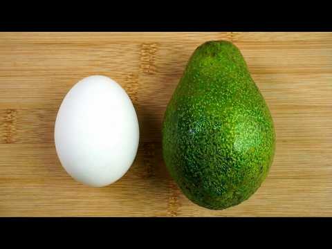 Wenn Sie 1 Avocado und 2 Eier haben, machen Sie dieses köstliche Frühstück!