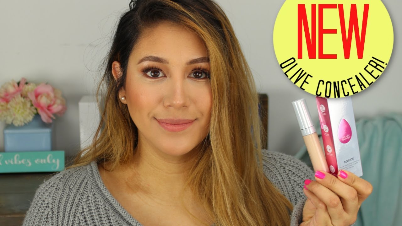 NEW Beauty Blender Bounce Whipped Concealer Olive Dry - YouTube