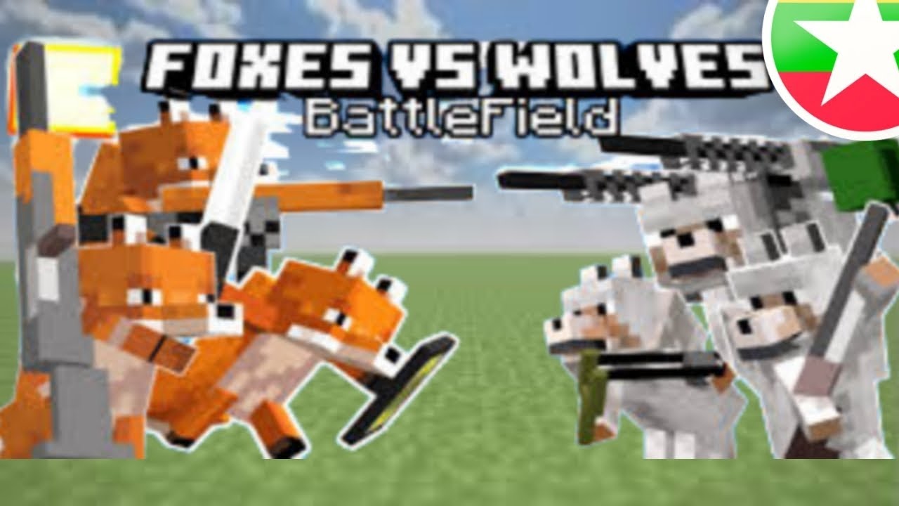 Minecraft Fox vs Wolf - YouTube