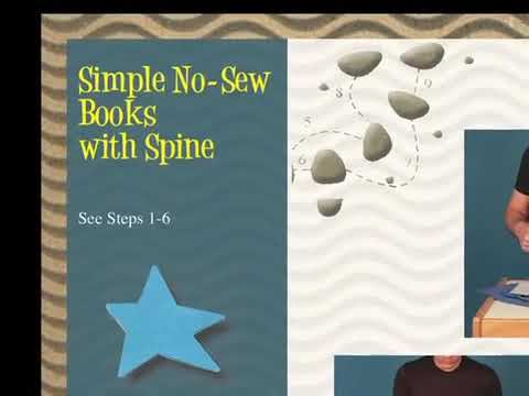 Simple No-Sew Books with Spine from "Paper, Scissors & Magic ...