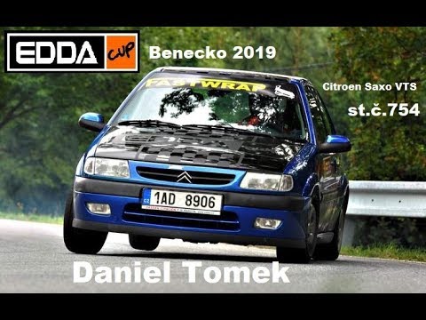 Daniel Tomek - Citroen Saxo VTS - EDDA CUP Benecko 2019 - YouTube