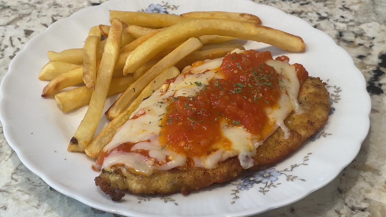 Milanesa de Pollo Napolitana | Muy fácil y rápido de hacer. - YouTube