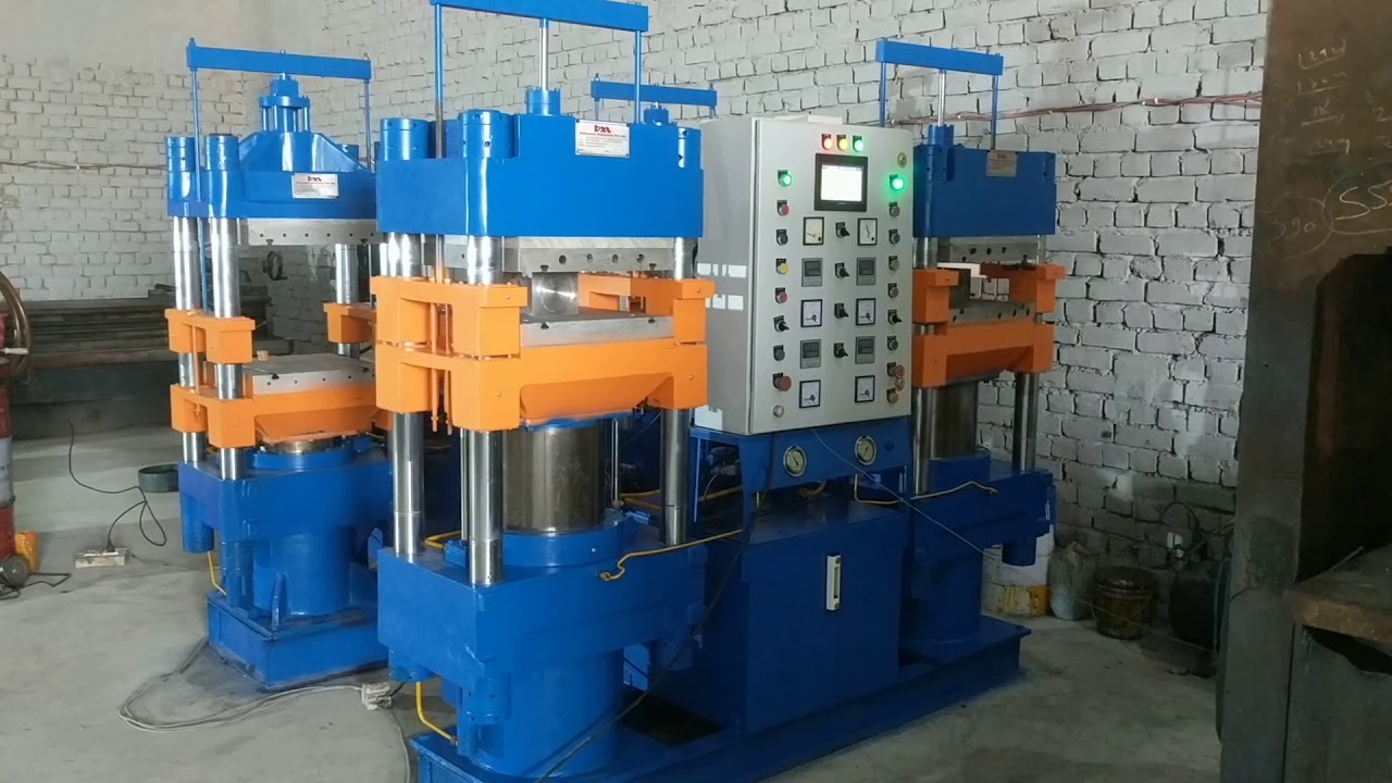 Rubber Moulding Machine 150Ton(9313777401) - YouTube
