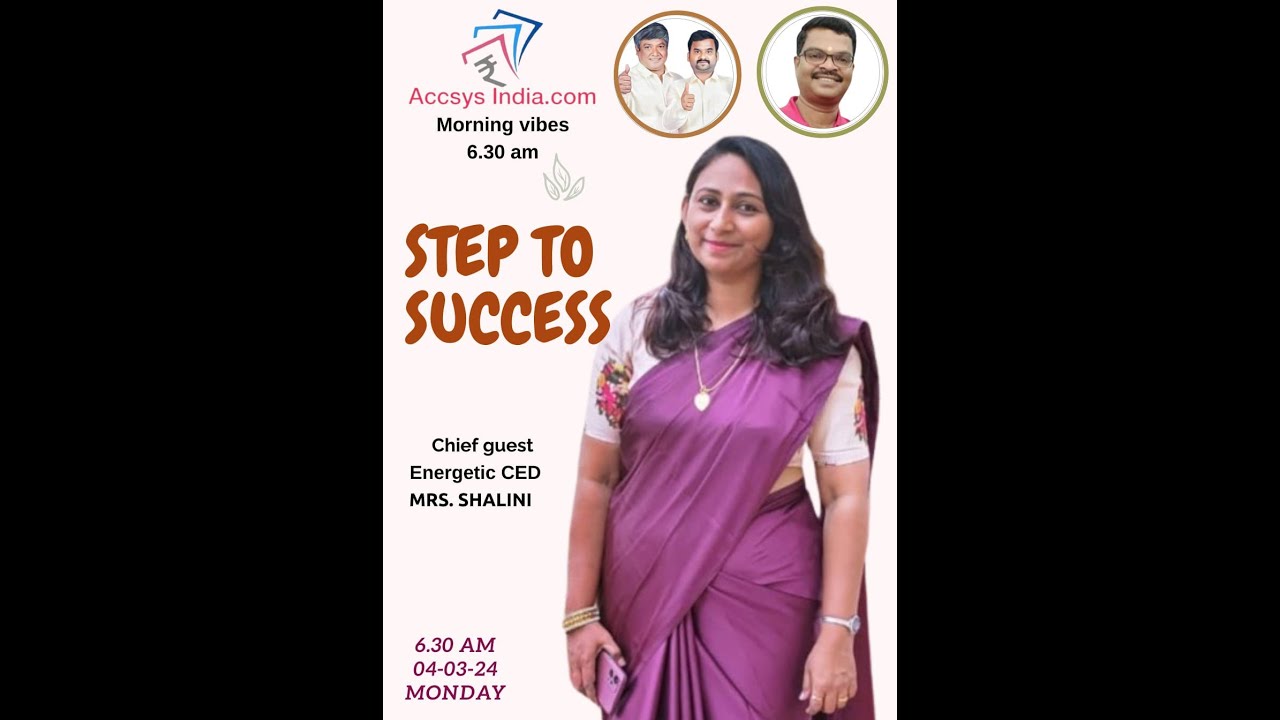 Step to Success by our Energetic Chief Executive Director Mrs. Shalini ...