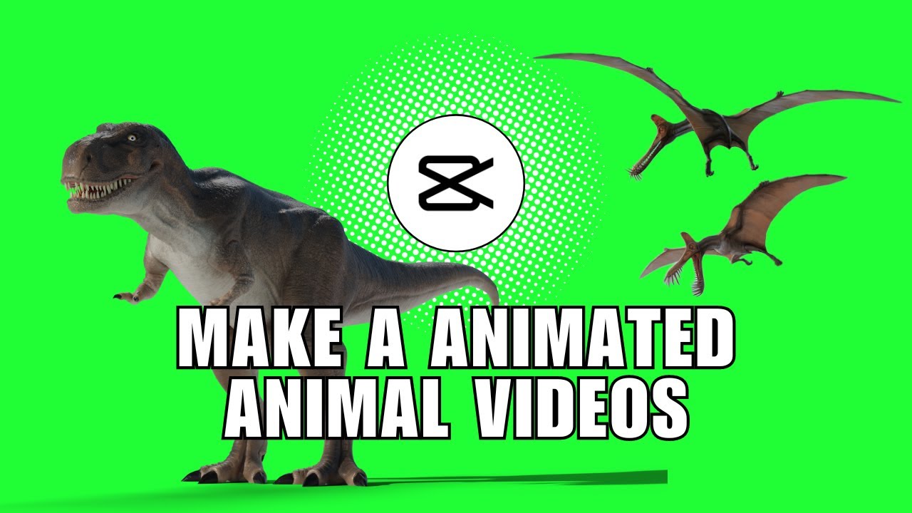 How to Make an Animated Animal Videos Only Using CapCut - YouTube