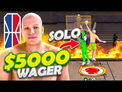 I WAGERED SOLO DF FOR $5000 ON NBA 2K25... - YouTube