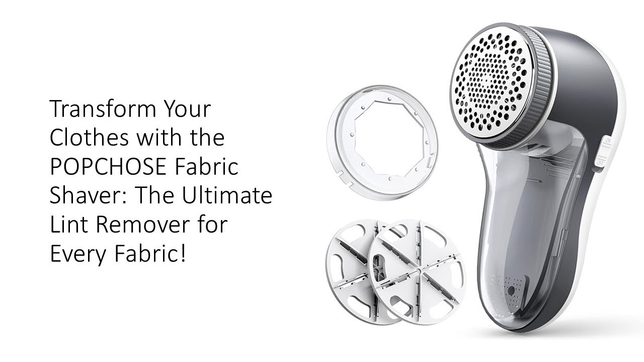Transform Your Clothes with the POPCHOSE Fabric Shaver: The Ultimate ...