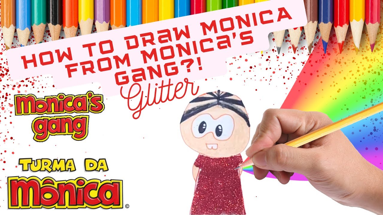 COMO DESENHAR A MÔNICA DA TURMA DA MONICA?! PARA CRIANÇAS! HOW TO DRAW ...