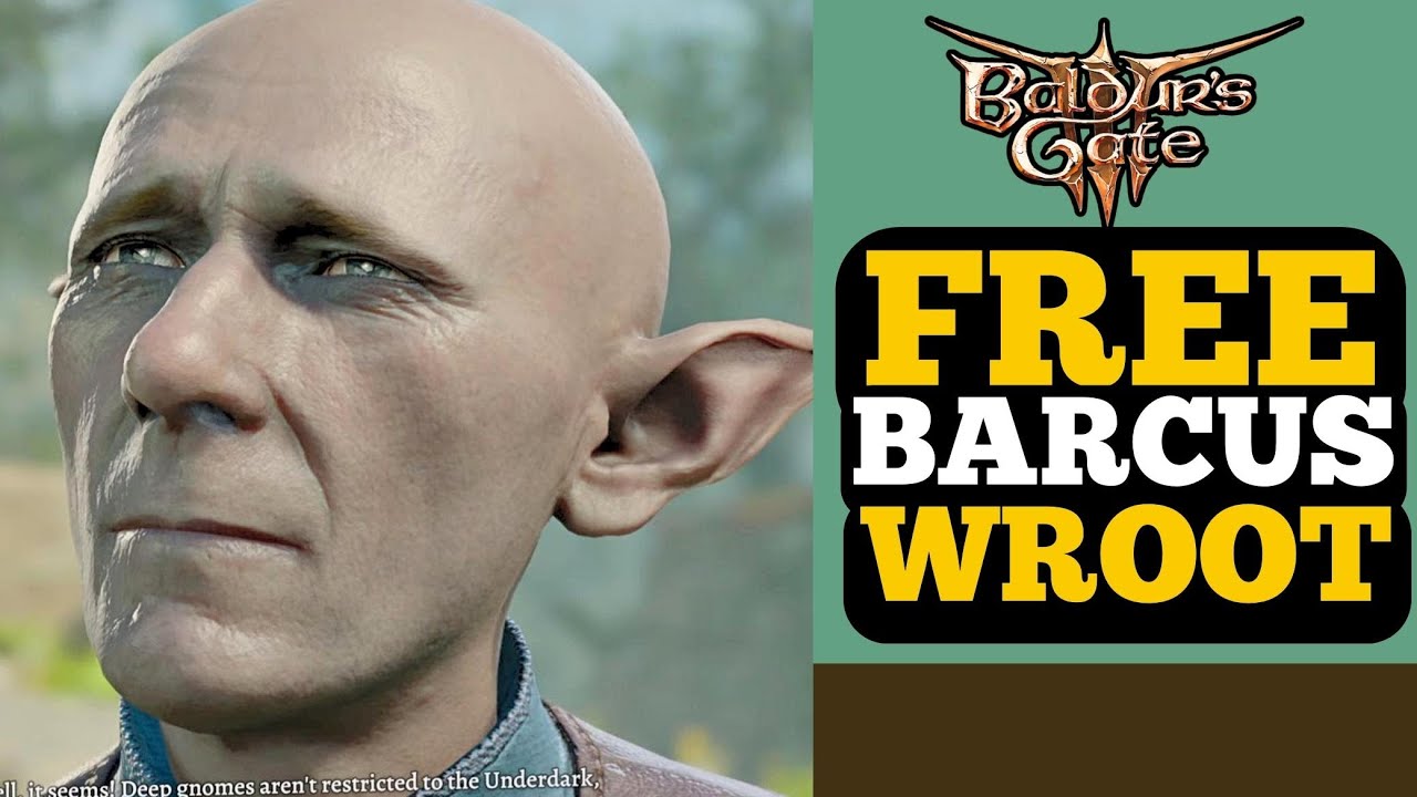Baldur's Gate 3 - How to Free Barcus Wroot - YouTube