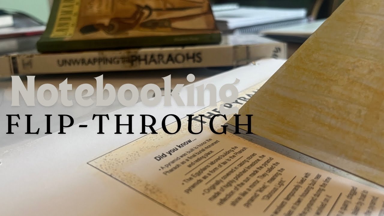 Homeschool Notebook Flip-Through / 8th grade Notebooking / Ancient ...