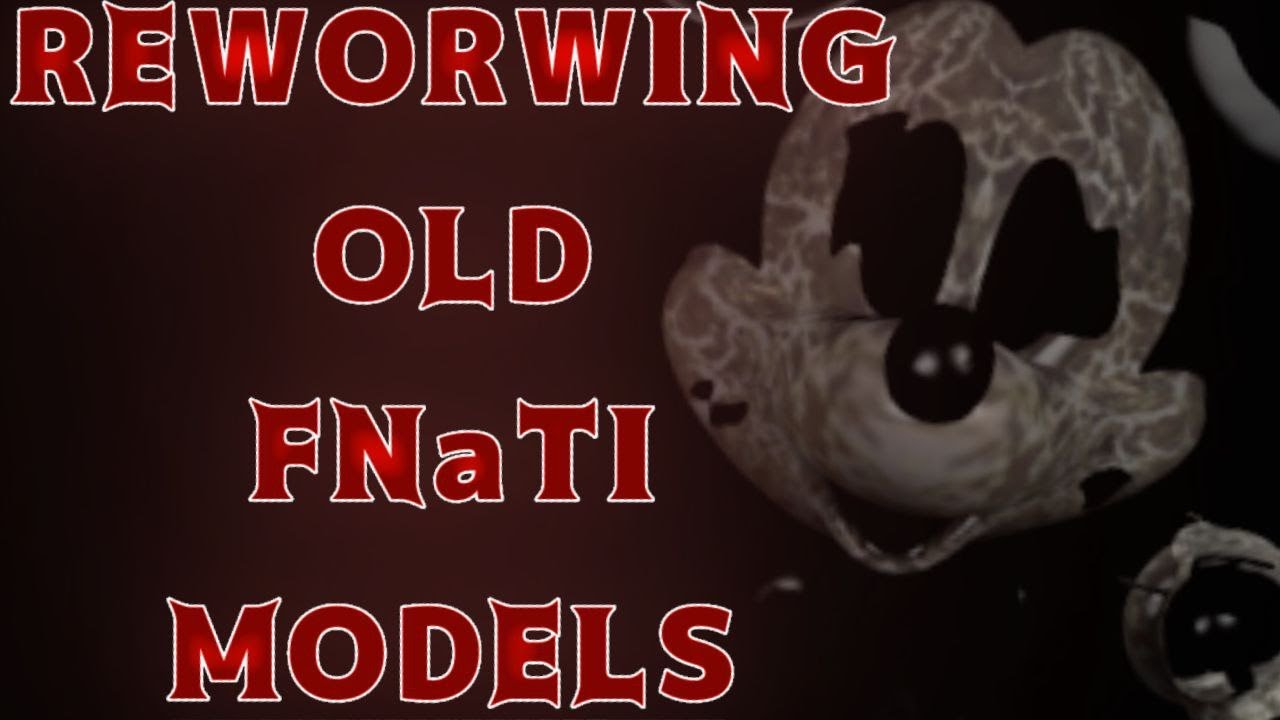 [FNaTI Blender] Reworwing Old FNATI Models (Suicide Mouse) - YouTube