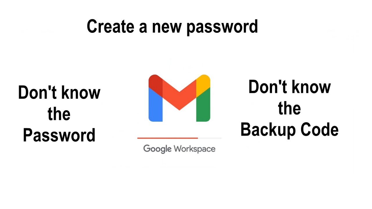 Google Account | forgot password-reset don't know the backup code ...