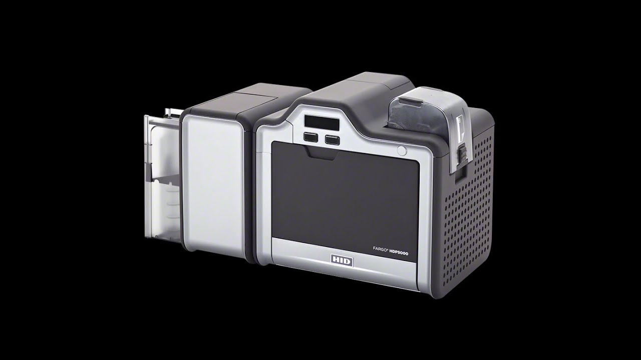 How to clean HDP5000 printer - YouTube