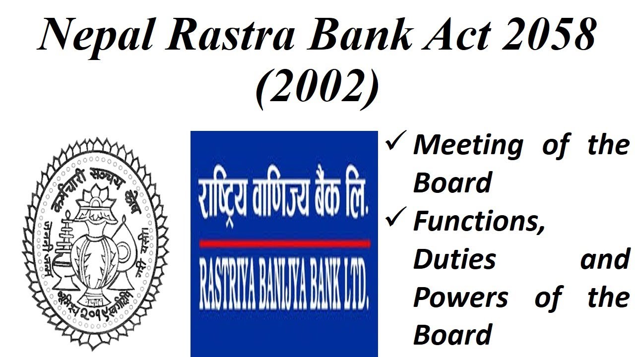 NRB ACT 2058 (Part-6) || Meeting of the Board Functions, Duties and ...