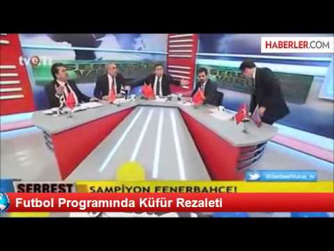 Futbol Programında Küfür Rezaleti
