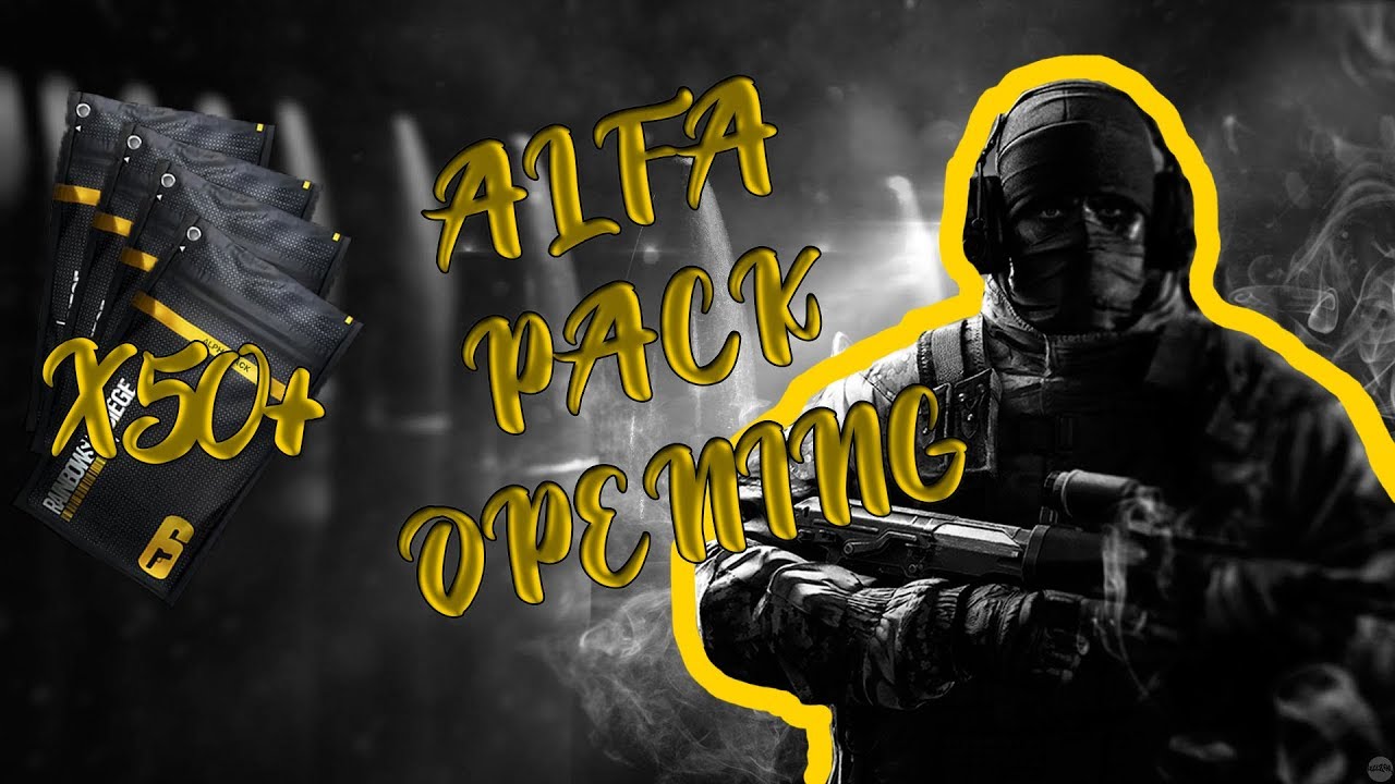 "50+ ALPHA PACKS!!" Rainbow Six Siege Multiplayer : Alpha Pack Opening ...