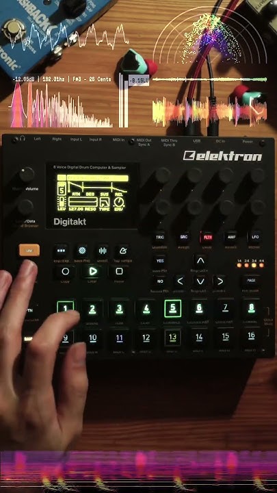 little performance made out of my beat from scratch tutorial @WeAreElektron #digitakt #synth ...