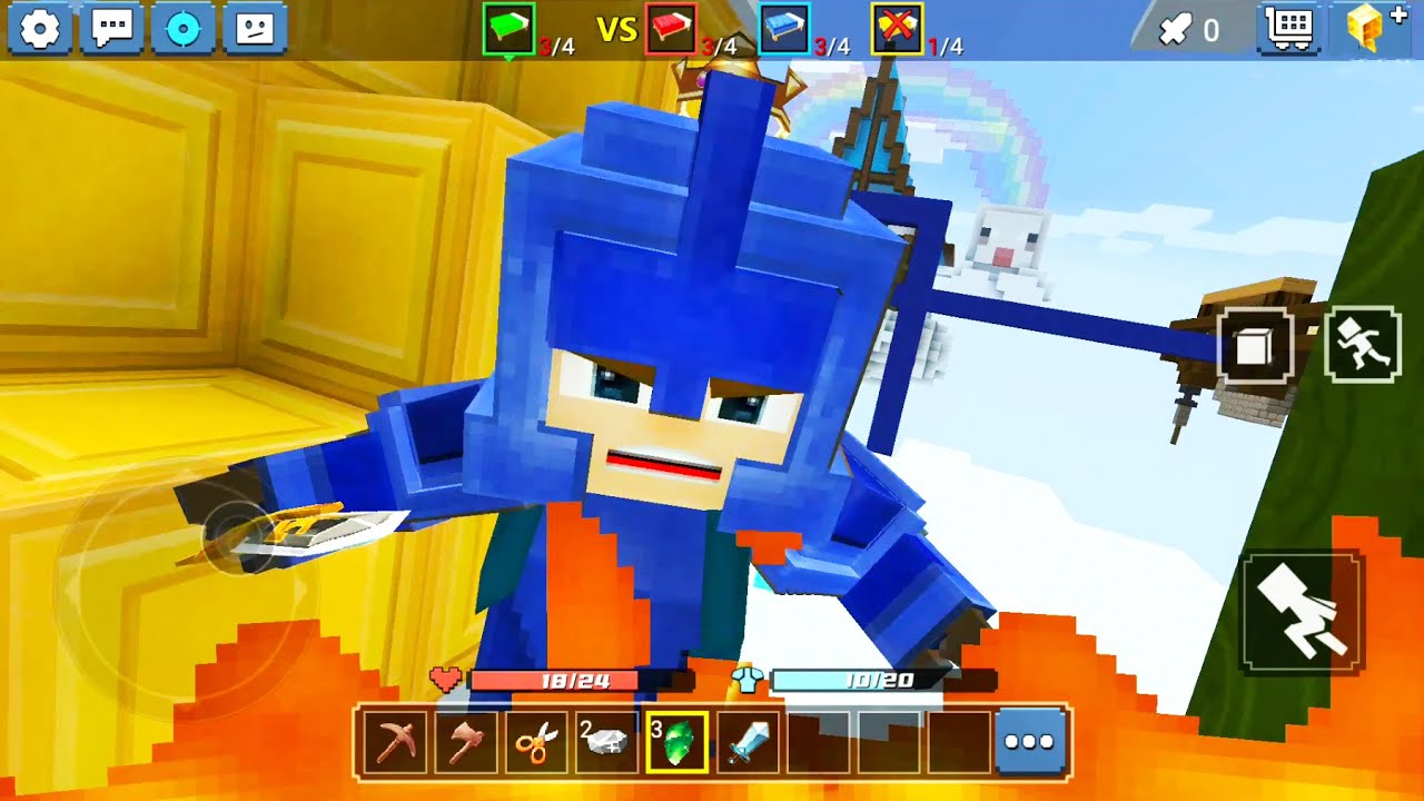 Bed Wars Blockman Go - Bed Destroyer Mode - Android iOS Gameplay - YouTube