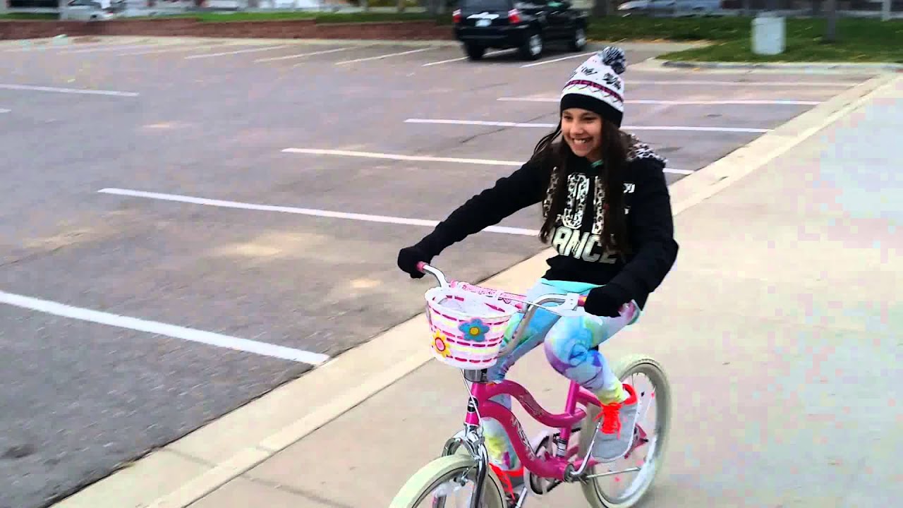 Suprina Learns How to Ride a Bike - YouTube