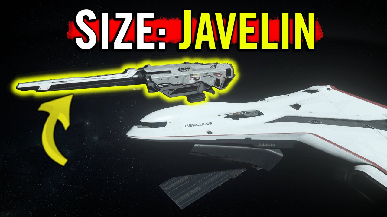 Star Citzen: Size 1-9 Gun Comparison (Javelin Included) - YouTube
