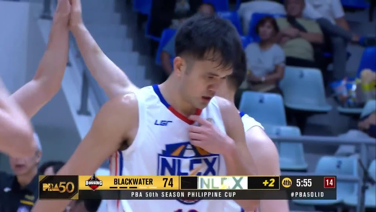 JB Bahio HITS CONSECUTIVE BASKETS for NLEX vs. Blackwater | PBA Season ...