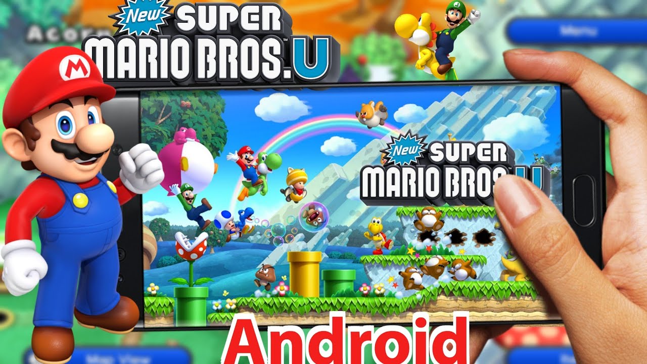 NEW SUPER MARIO BROS On Android - Wii U, Cemu, Dolphin Emulator ...