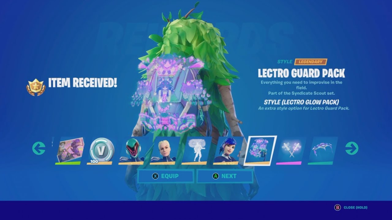 How to get Lectro Guard Pack (Lectro Glow Pack) in Fortnite | Battle ...