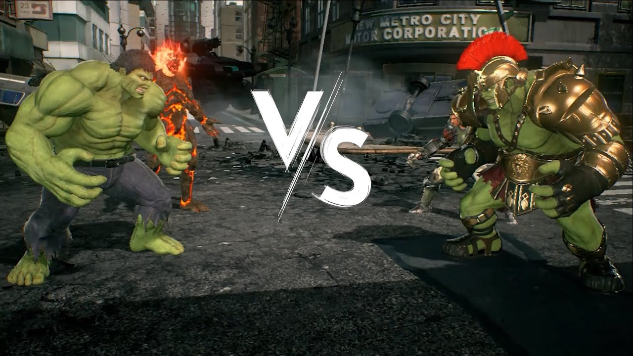 Hulk & Dormammu vs Hulk & Spencer (Hardest Al) - Marvel vs Capcom ...