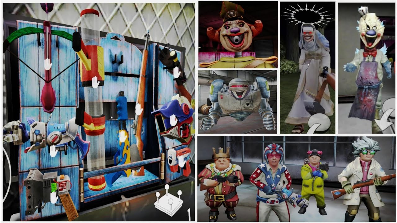 Buying All Skins And Guns In Ice Scream 8 New Update v 2.0.9 Free - YouTube