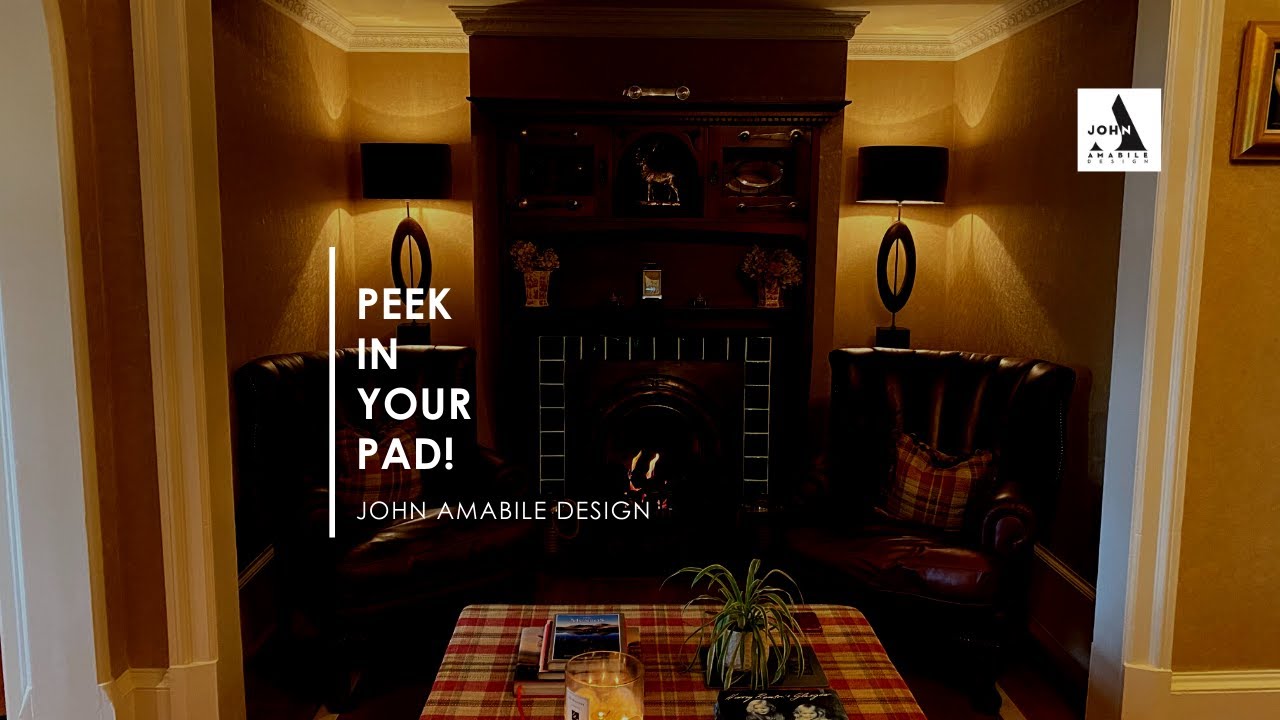 Interior Designer John Amabile | Peek In Your Pad | House Tour - YouTube