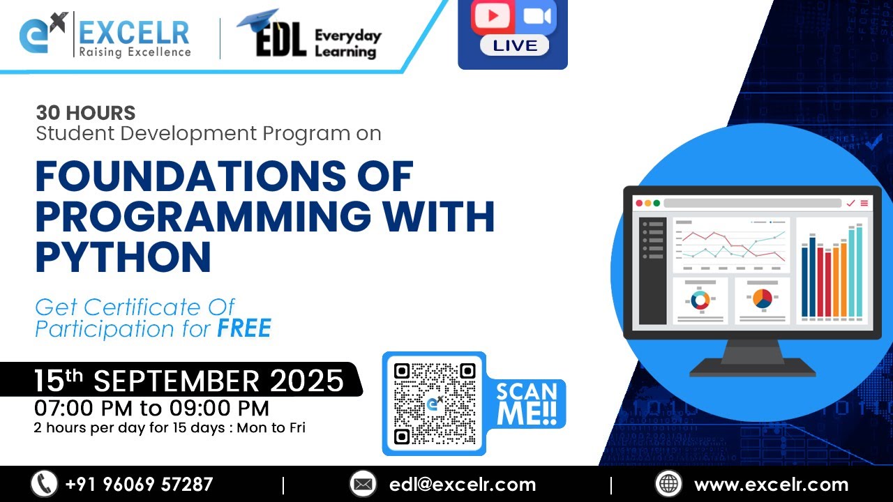 SDP on Foundations of Programming with Python Day 7 - YouTube