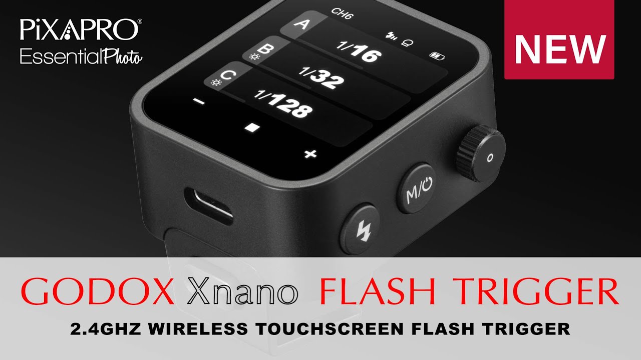 Introducing the GODOX X3 (Xnano) Touchscreen 2.4GHz Flash Trigger - YouTube