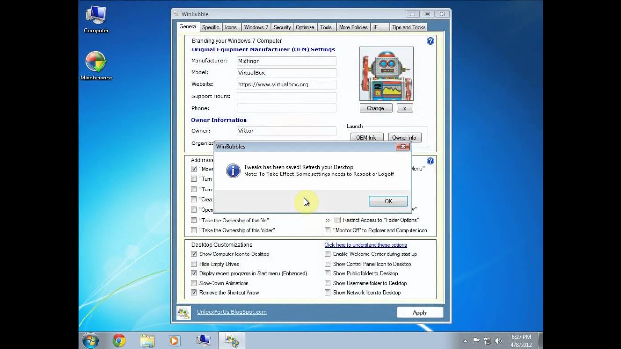 WinBubbles for Windows 7/Vista/XP - YouTube