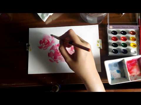 Loose florals using Princeton Snap