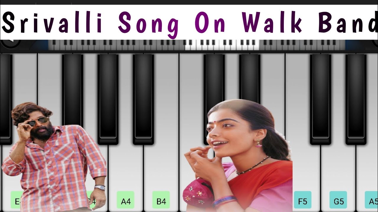 Srivalli Song On Walk Band | Pushpa Move | Allu Arjun & Rashmika ...