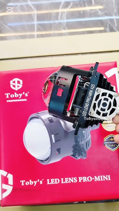 Tobys Lens Pro- Mini 2.5 Inch Bi LED Projector Headlight with 90watts/Pair Power & 5500K ...