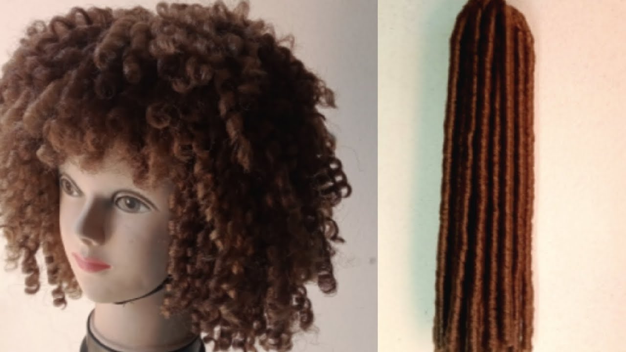 Diy Curly Crochet Wig Using Expression Multi Crochet! For Beginners ...