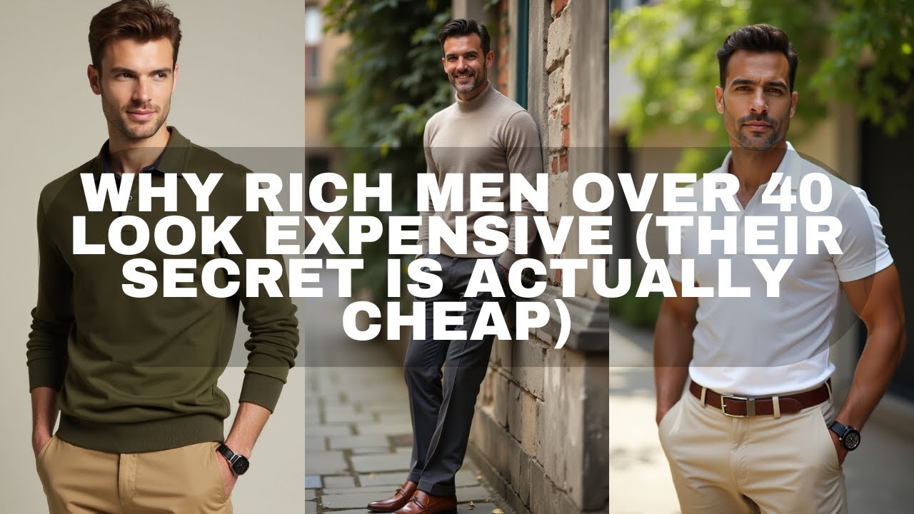 Why Rich Men Over 40 Look Expensive (Their Secret is Actually Cheap ...