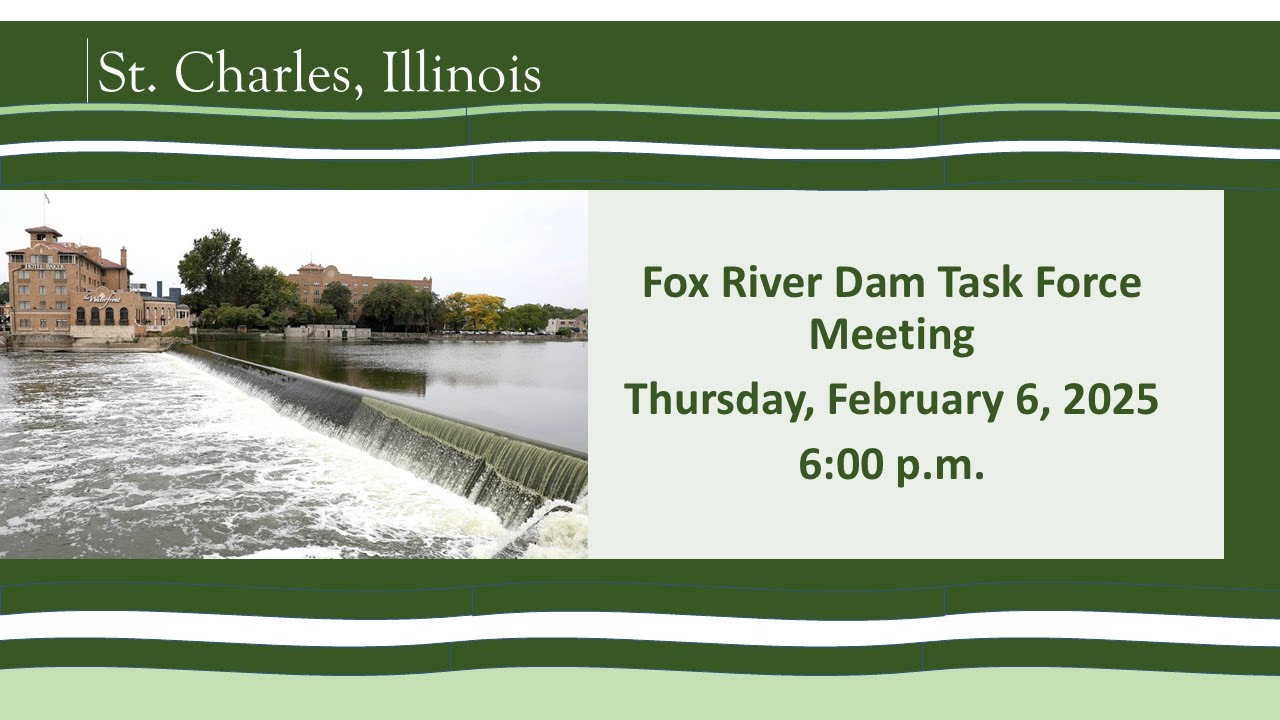 Fox River Dam Joint Task Force Meeting 2-6-2025 - YouTube