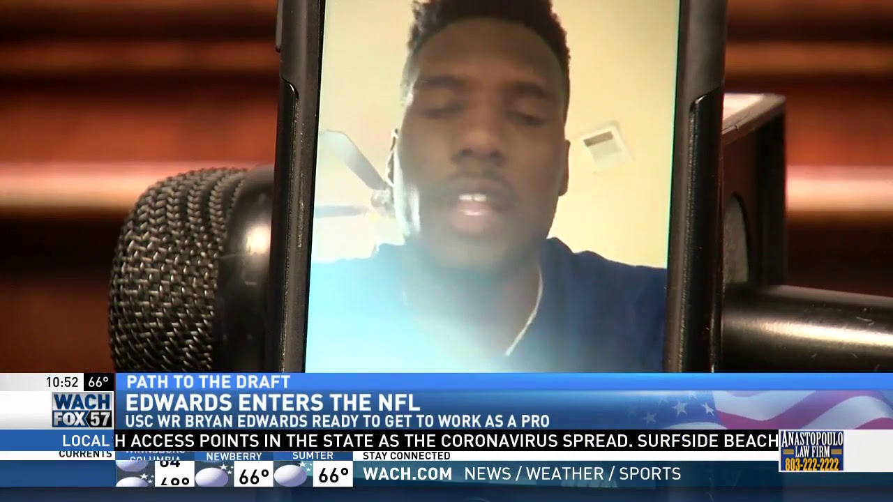 Path to the Draft: Bryan Edwards excited for a new challenge - YouTube