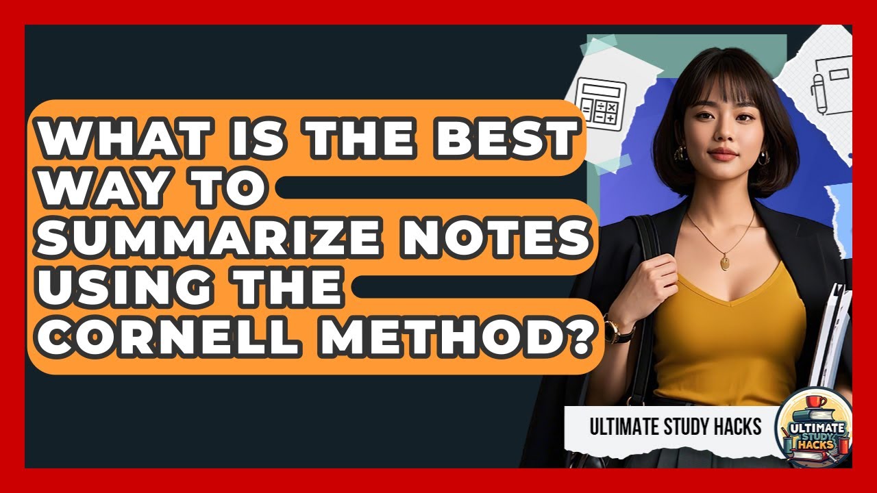 What Is The Best Way To Summarize Notes Using The Cornell Method ...