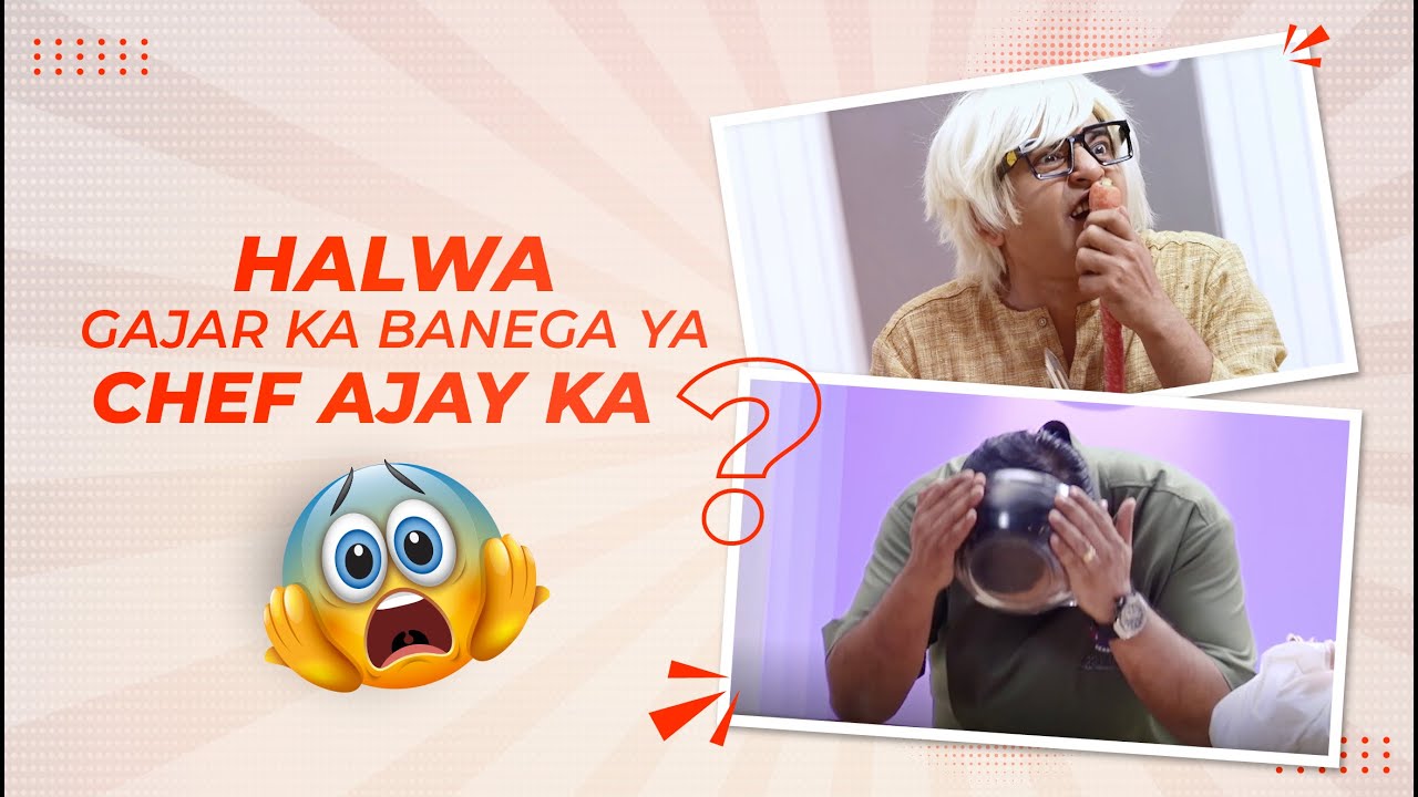 Not so Quick and Easy Gajar ka Halwa Tart Recipe ft. Bidu Uncle & Ajay ...