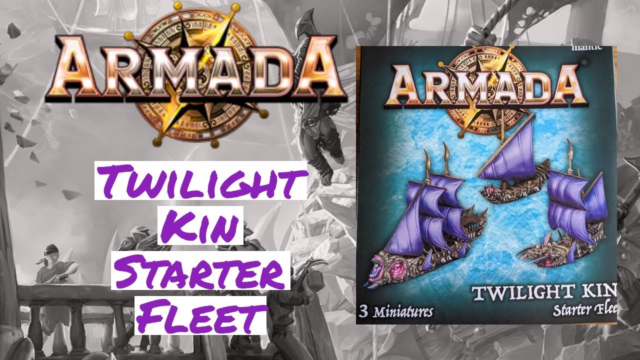Kings of War Armada Twilight Kin Starter Fleet Unboxing (Word on ...