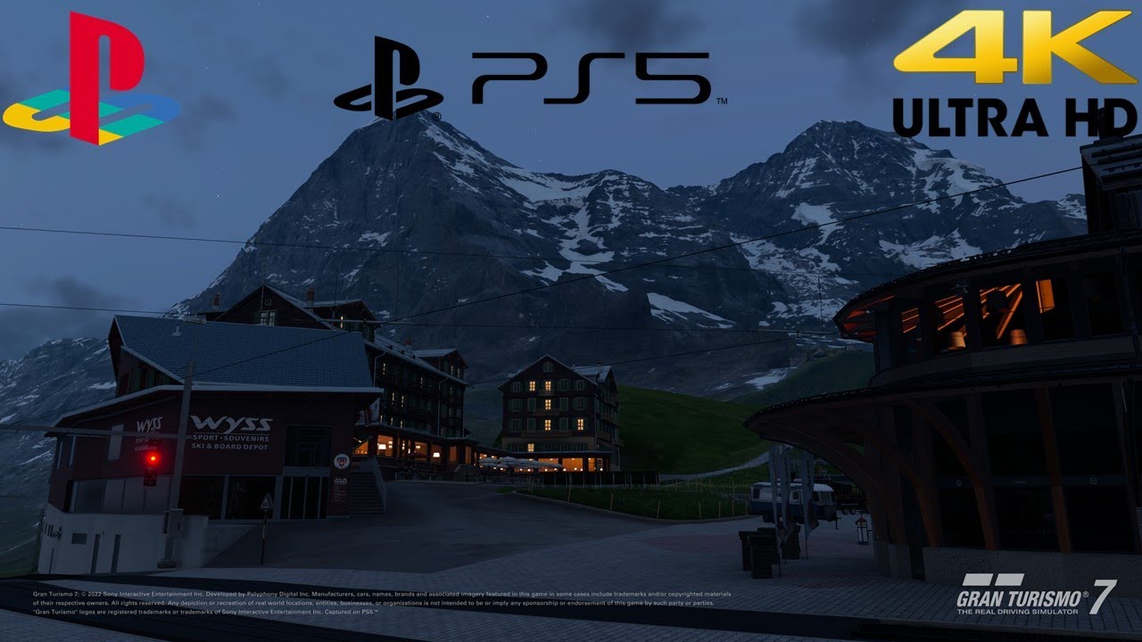 (PS5) Gran Turismo7 | Ultra Realistic Graphics | Night at Eiger ...