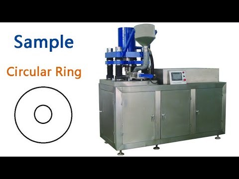 Hydraulic type powder press machine for ceramic powder compressing ...