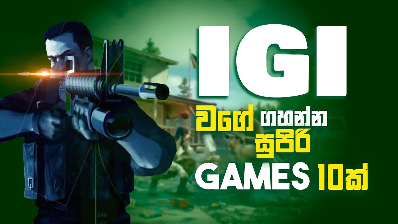 Top 10 shooting army games Games Like project igi 1 For 2gb ram pc ...