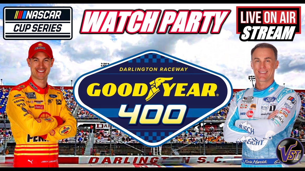 NASCAR Cup Series LIVE 🏁 Goodyear 400 Darlington Raceway WATCH PARTY ...