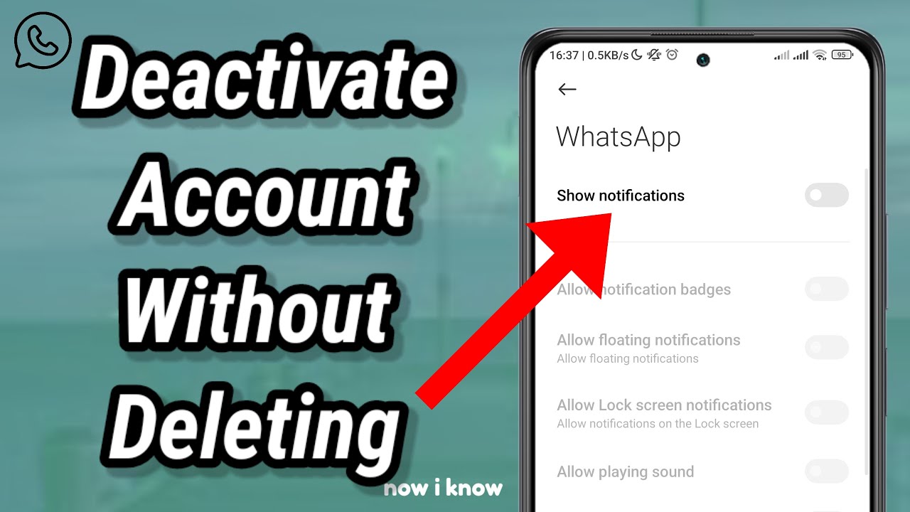 How To Temporarily Deactivate WhatsApp Without Deleting 2024 - YouTube