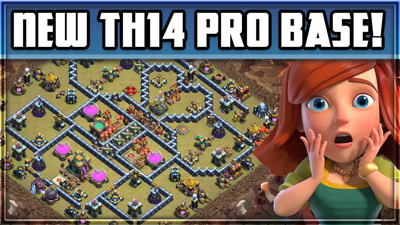 NEW TOWN HALL 14 (TH14) BASE DESIGN | With TH14 Base Layout Link ...