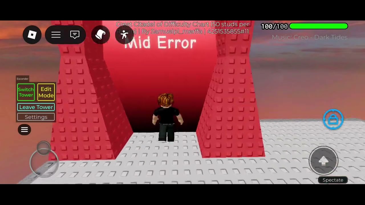 Great Citadel of Difficulty Chart (50 studs per Room) - Tower Creator ...